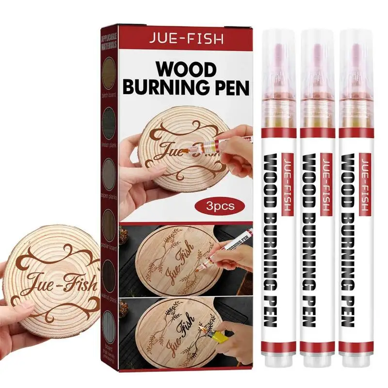 Wood-Burning-Pen-Marker-Waterproof-Burn-Pen-For-Wood-3-Pcs-Wood-Burning ...