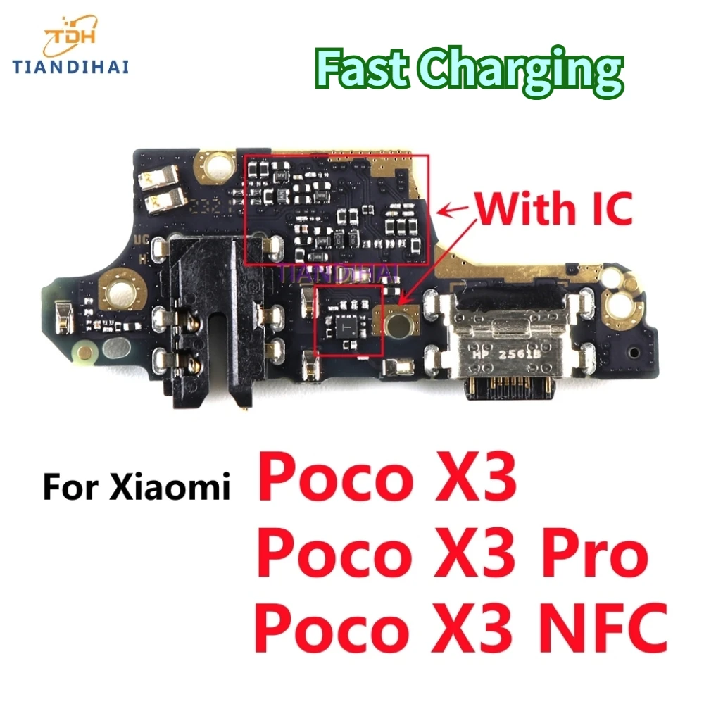 USB Charging Port Dock Jack Connector Charge Board Flex Cable With Mic ...