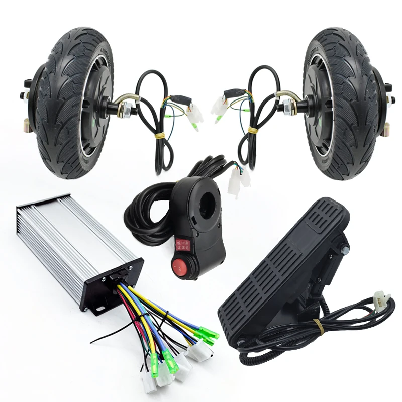 8-inch-350W-solid-wheel-hub-dual-motor-700W-24V36V48V-modified-scooter ...