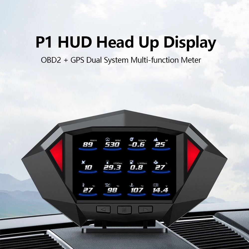 ZQKJ-P1-Car-On-board-Computer-GPS-OBD2-HUD-Head-Up-Display-HD-LCD-Multi ...