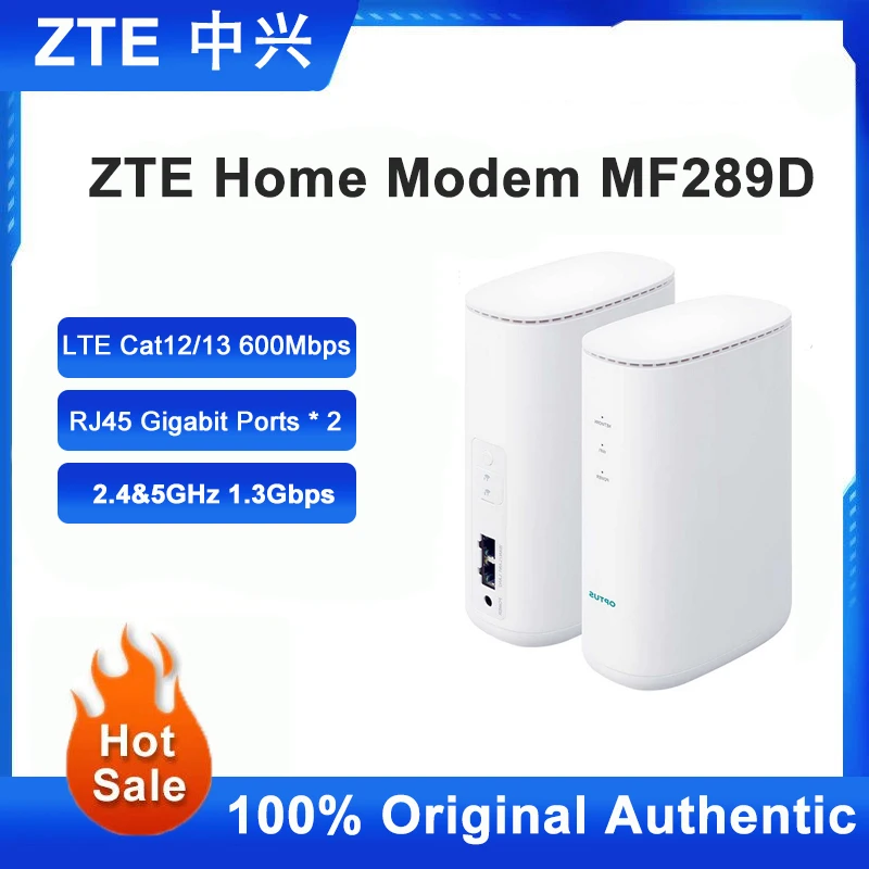 Unlocked ZTE MF289D 4G LTE Router Cat12/13 600Mbps Dual-Band Wireless ...