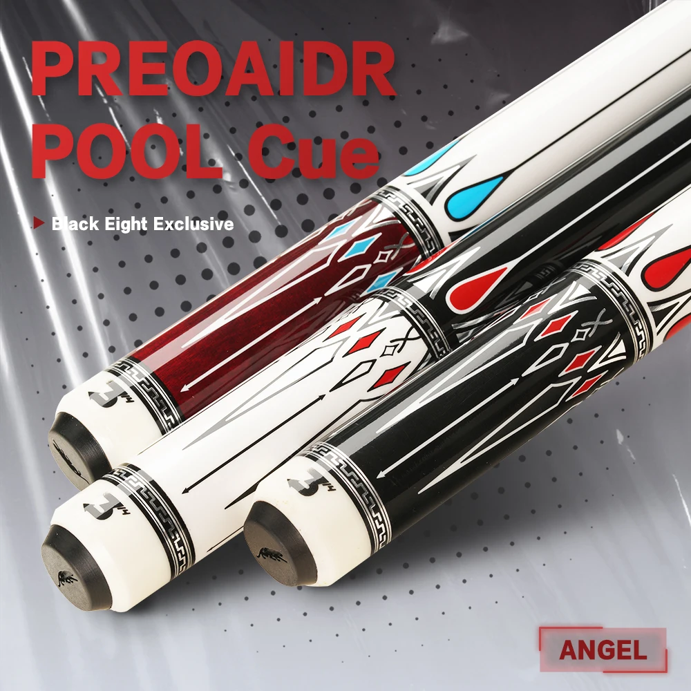 PREOAIDR-3142-Angel-Billard-Pool-Cue-12-5-11-8-10-8mmMaple-Carbon-Shaft ...