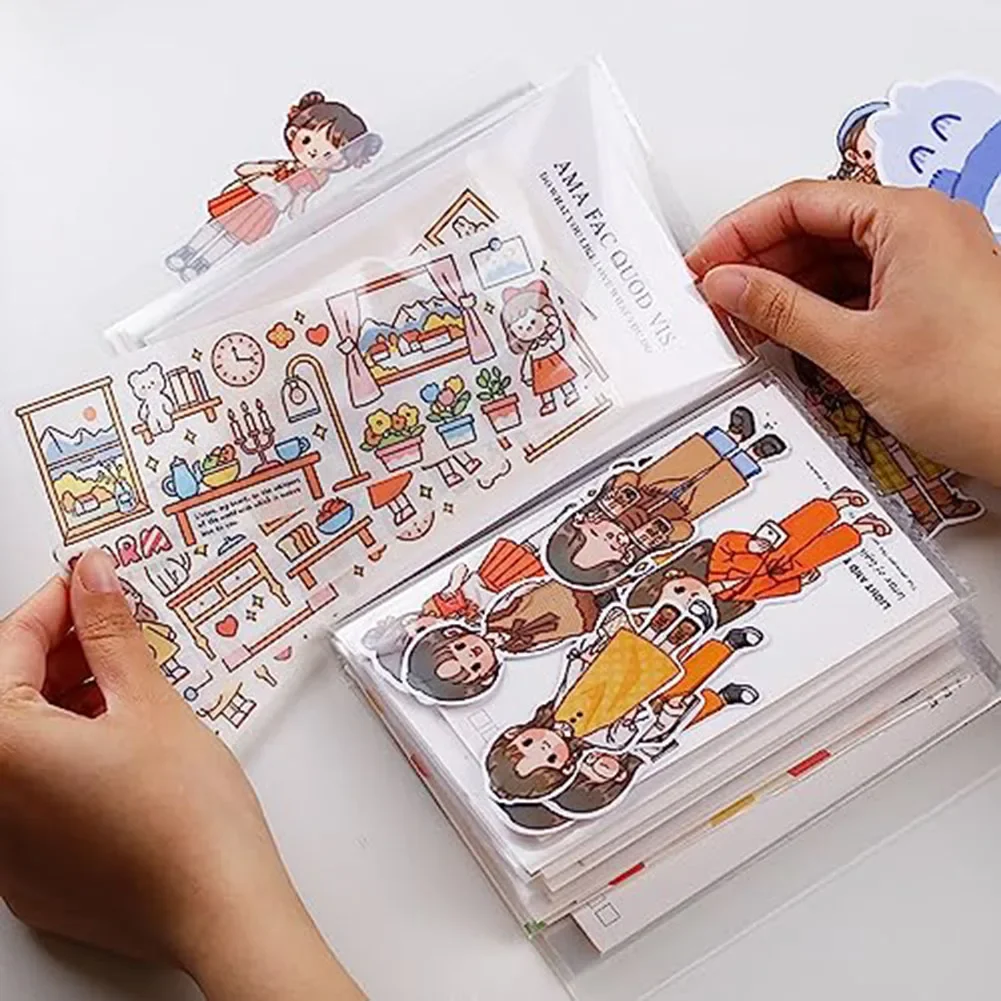 Pocket-Style-A6-Storage-Booklet-Larged-Capacity-Stickers-Cards-Invoices ...