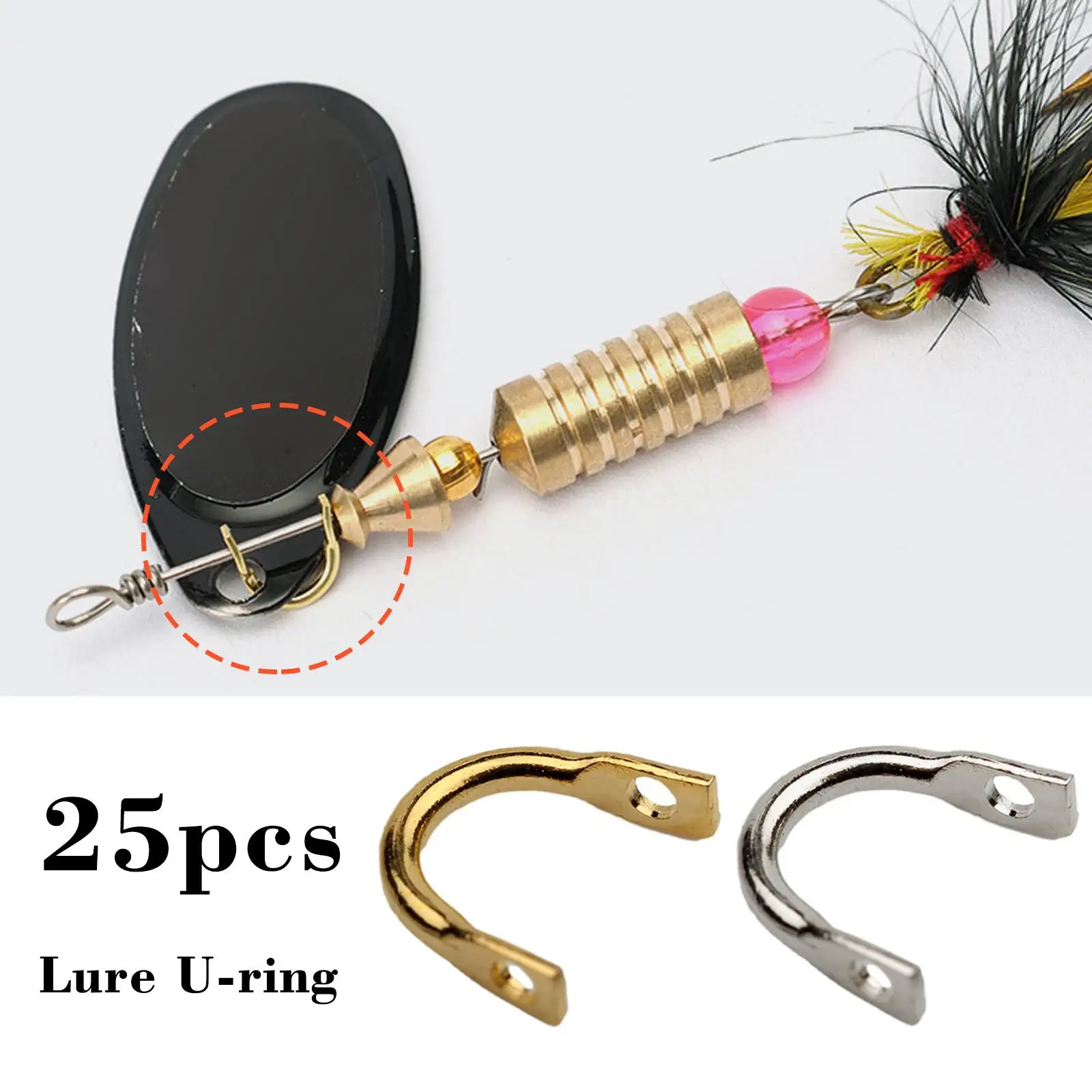 25pcs-Brass-Fishing-Clevis-Easy-Spin-Spinner-Clevis-Accessories-Lure ...