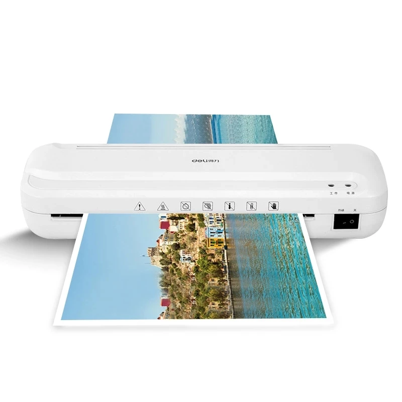Deli 33939 A4 Mini Laminator Max. Photo Width 230mm Automatic Cold ...