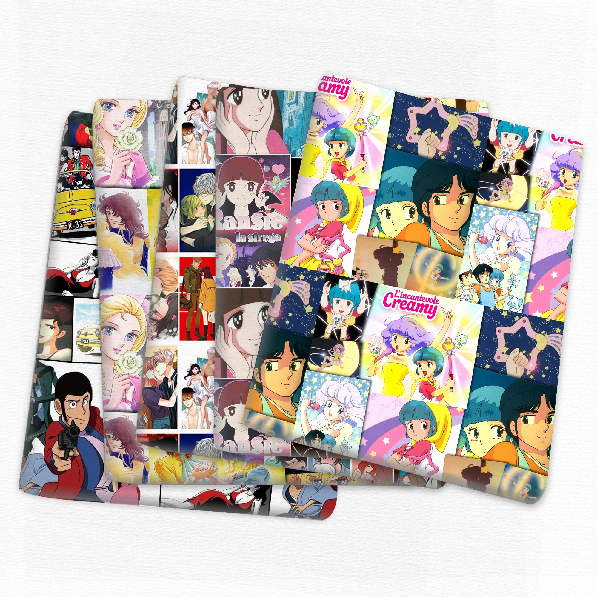 Jap-o-Anime-Patchwork-Tecido-De-Algod-o-De-Poli-ster-Costura-e-Tecidos ...