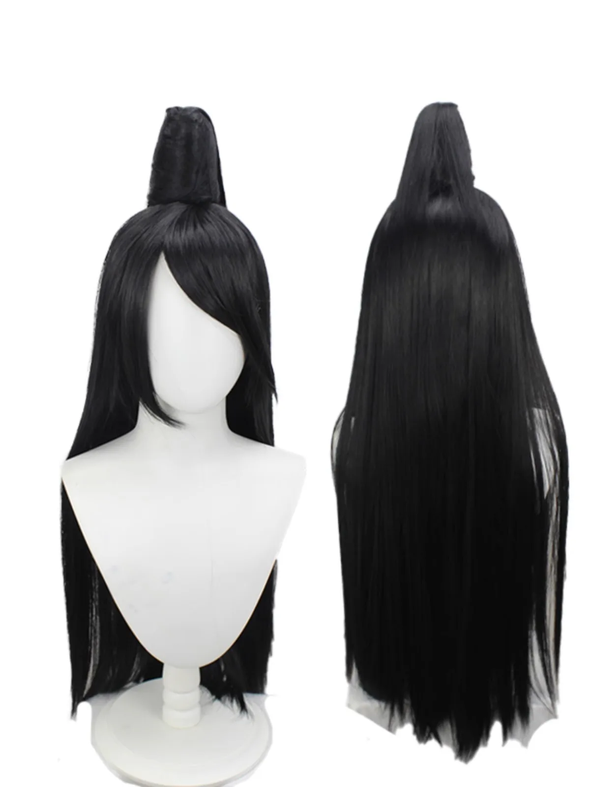 Bayonetta Cosplay Costume Hair Black Long Styled Halloween Party Wig ...