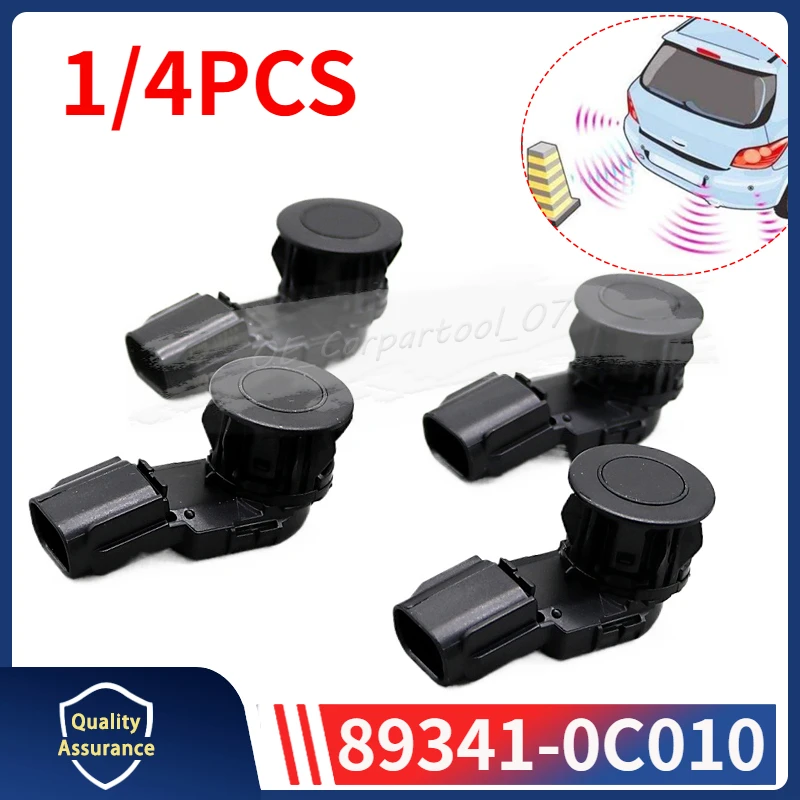 1/4PCS PDC Parking Sensor 89341-0C010 For 2014-2015 Toyota RAV4 Tundra ...