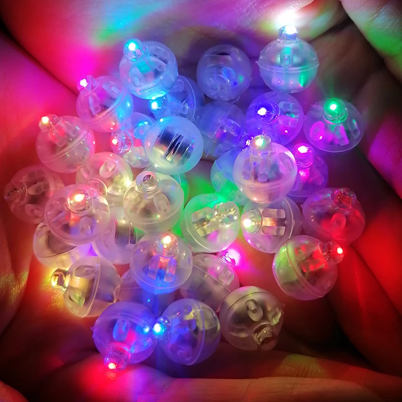 50-100Pcs-Tumbler-Small-Round-Ball-Light-Balloon-LED-Flash-Luminous ...