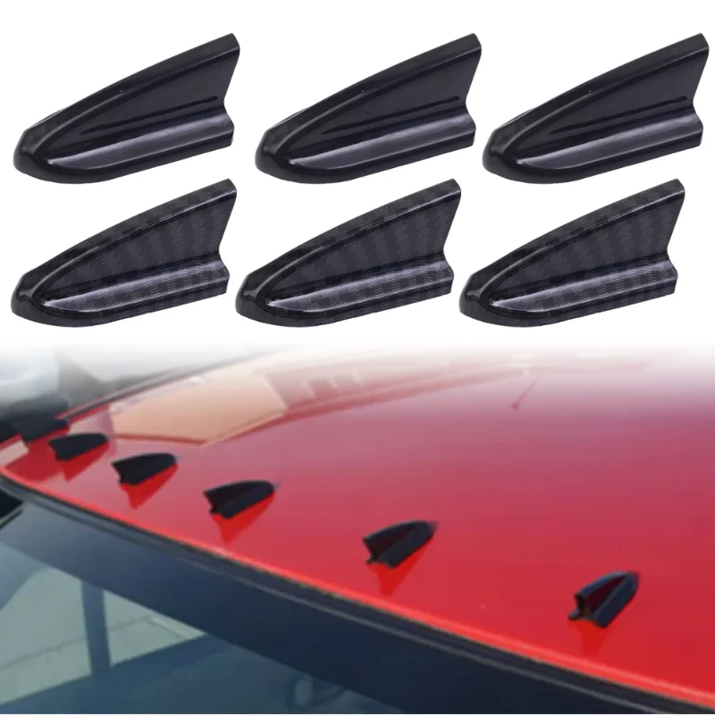 Car-Roof-Shark-Fins-Spoiler-Wing-Kit-Weatherproof-Car-Roof-Spoiler ...