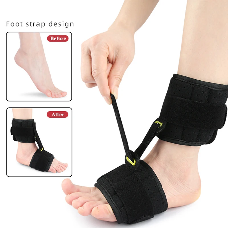 Adjustable Plantar Fasciitis Night Splint Foot Drop Orthosis Stabilizer ...