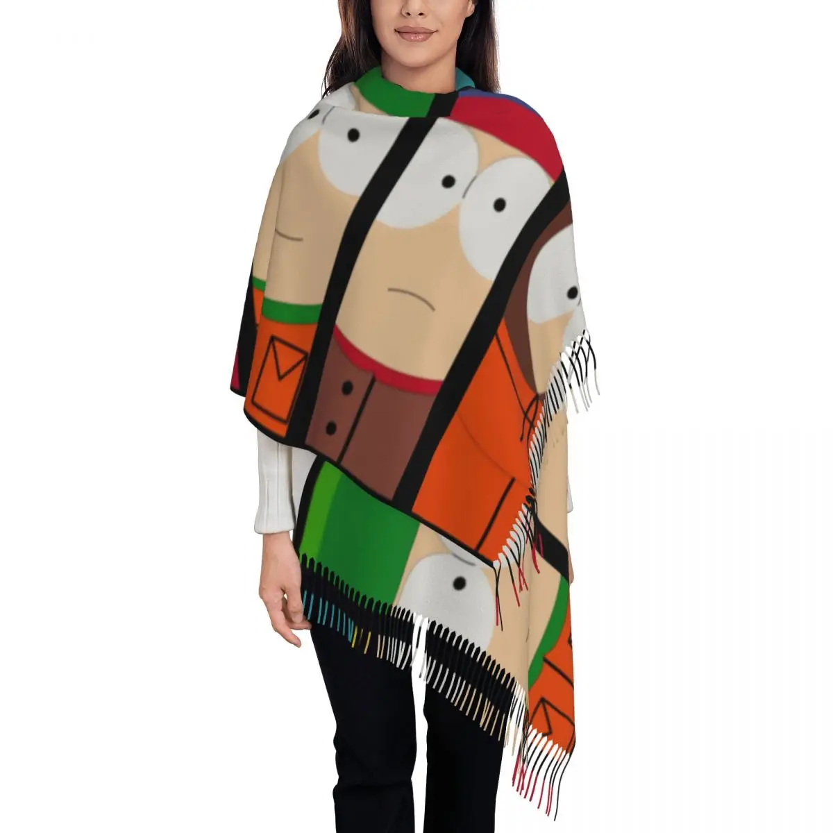 Bufanda-de-personajes-de-Southpark-para-mujer-chal-de-Cachemira-c-lido ...