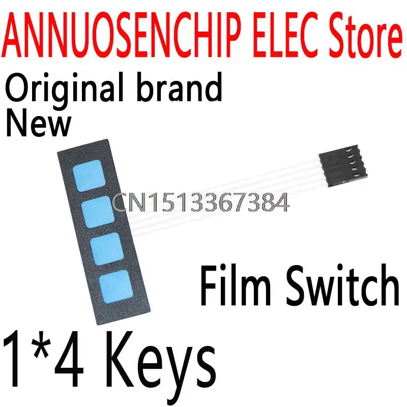 2PCS-1x4-Matrix-Array-4-Key-Membrane-Switch-Keypad-NO-Mark-Keyboard-1-4 ...