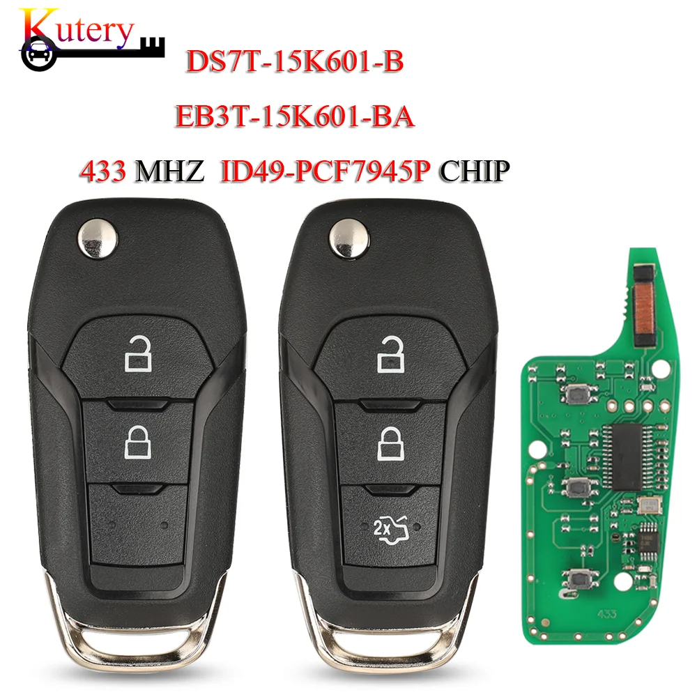 jingyuqin-DS7T-15K601-B-EB3T-15K601-BA-Remote-Smart-Car-Key-For-Ford ...