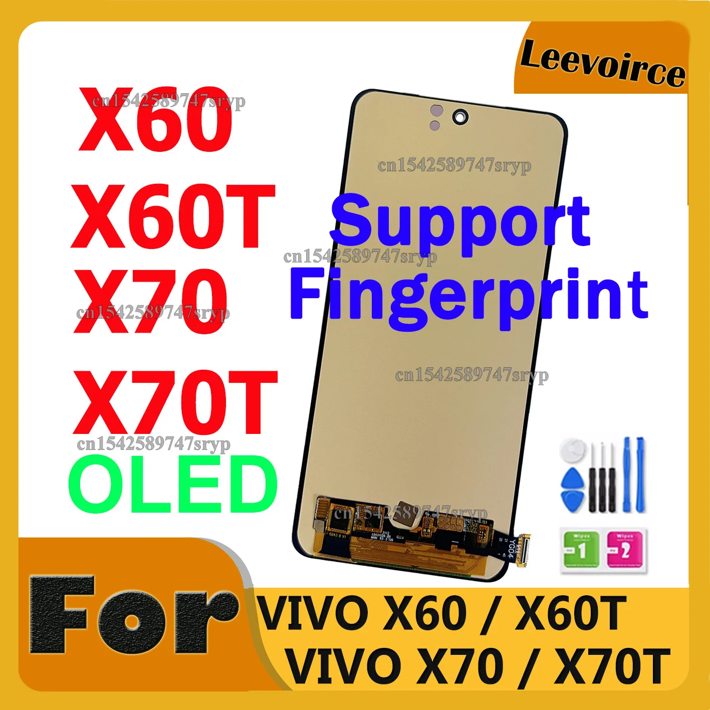 OLED-For-Vivo-X60-V2045-V2046A-X60T-V2085A-Touch-Screen-LCD-Display-Digitizer-Assembly-Repair ...