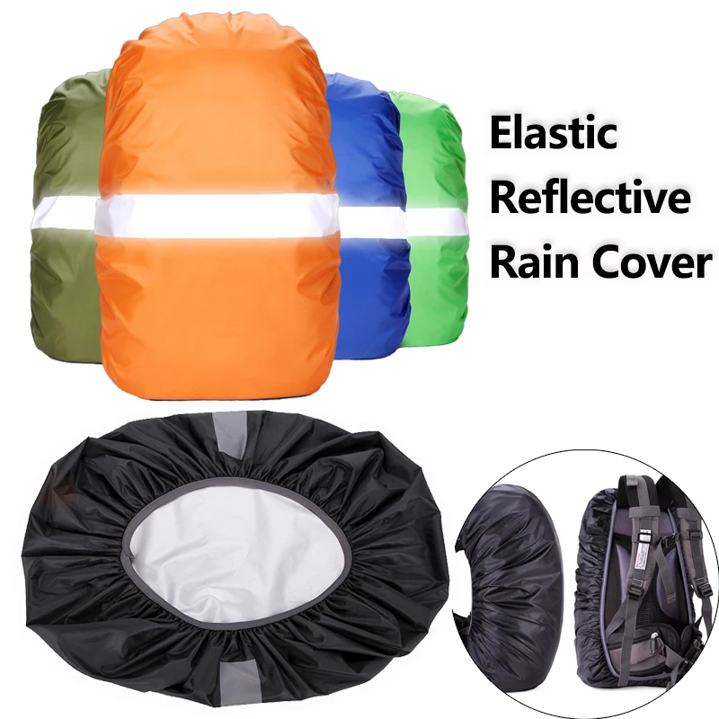 Reflective Waterproof Backpack Rain Cover Outdoor Sport Night Cycling ...