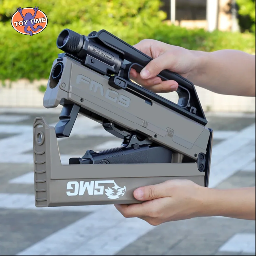Pistola de juguete modelo FMG9 para niños, capaz de lanzar Rifles de ...