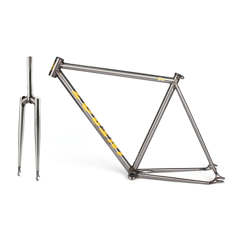 INTRO7-Fixed-Gear-Bike-Frame-Front-Fork-Fixie-Bicycle-52-55cm-CR-MO ...