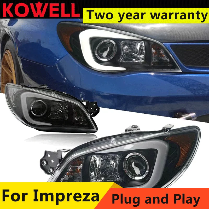 Car-Lights-For-Subaru-Impreza-WRX-LED-Headlight-Head-Lamps-Front-2005 ...