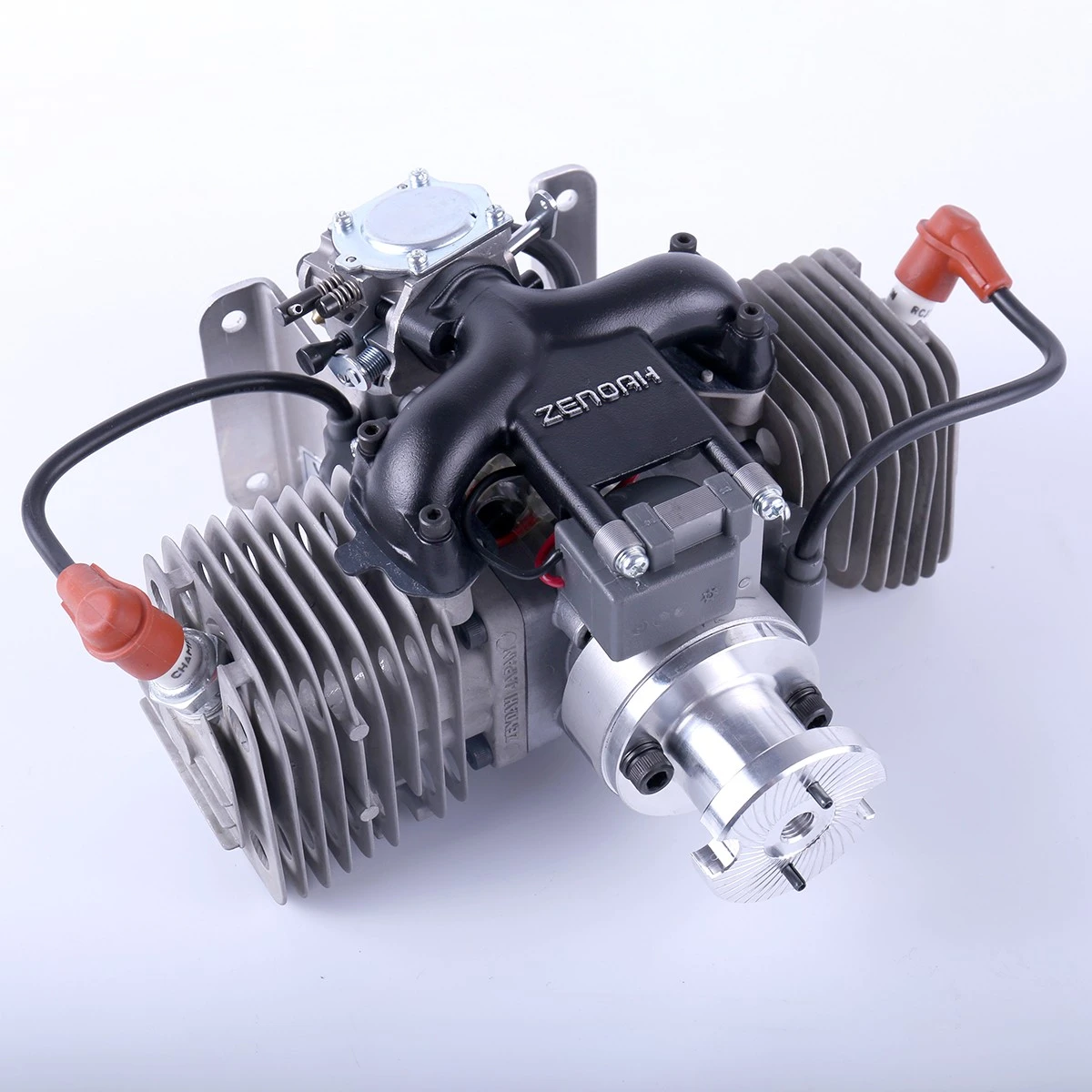 Zenoah 80cc G800bpu Komatsu Two Cylinder Aircraft Model Fixed Wing Helicopter Gasoline Engine ...