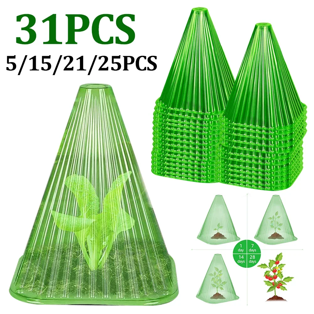 5-31PCS-Greenhouse-Plant-Protection-Cover-Against-Snails-weather ...