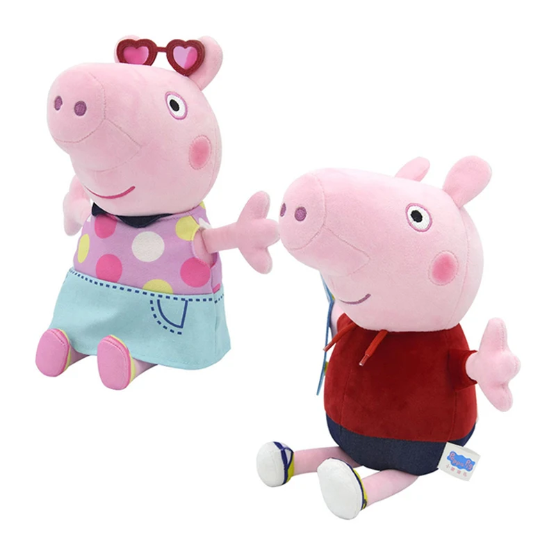 Bonecas-de-pel-cia-para-crian-as-brinquedos-de-pel-cia-esportivo-Peppa ...