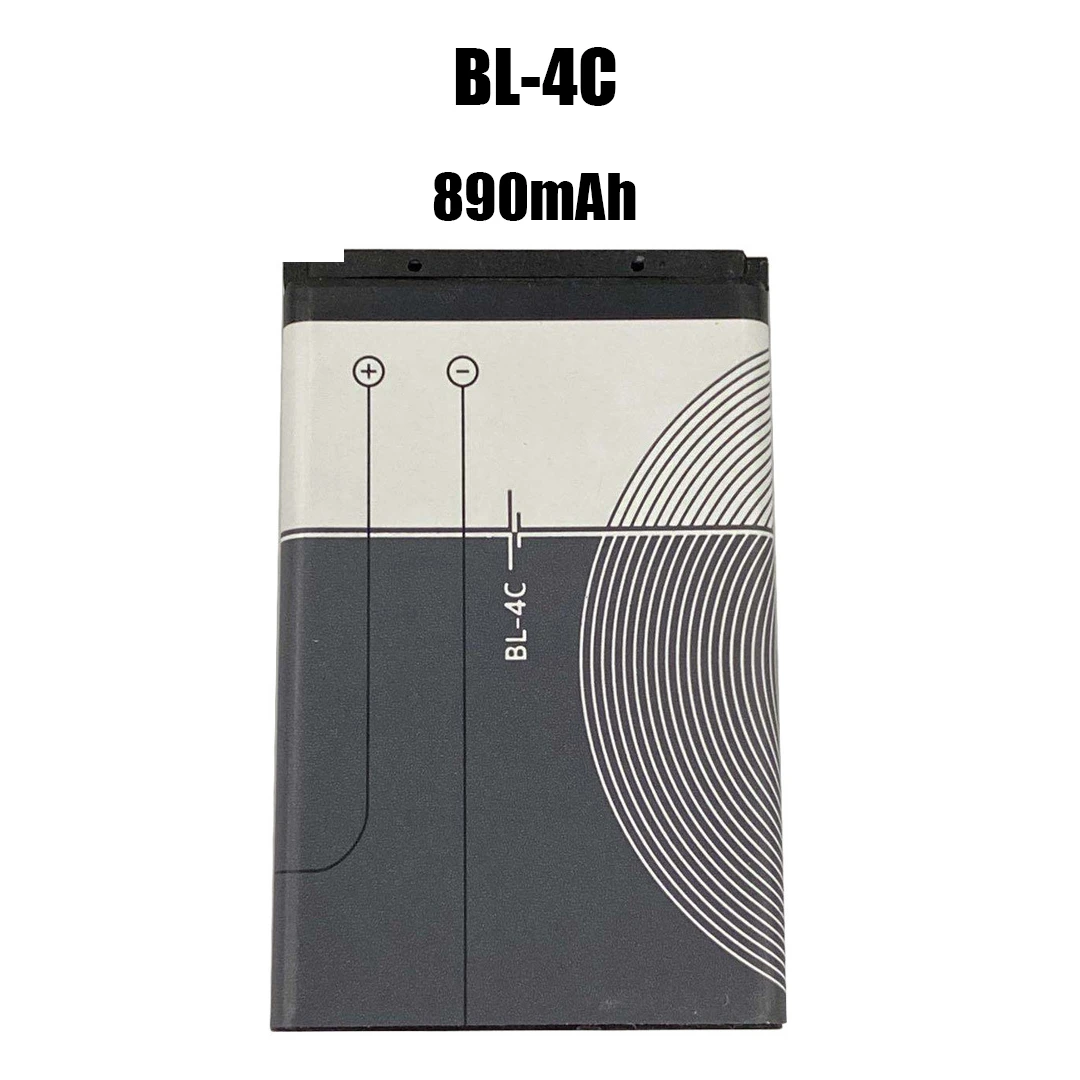BL 4C BL4C BL 4C 3.7V 890mAh Lithium Polymer Phone Battery For Nokia ...
