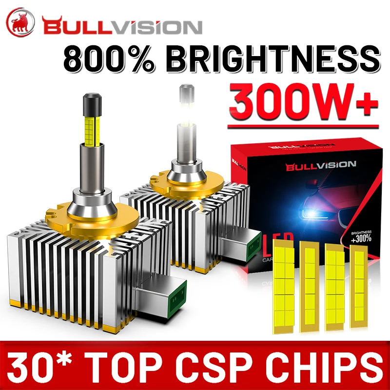 Bullvision-LED-Farol-1-1-HID-360-graus-360-graus-D2S-D4S-D1R-D2R-D3R ...
