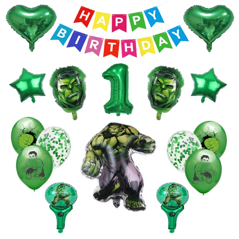 Hulk Ballons Decoration Birthday | Hulk Birthday Party Decorations - 1 ...