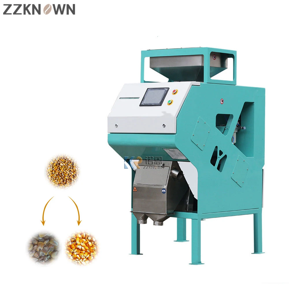 Optical CCD Rice Coffee Bean Color Sorter Separating Sorting Machine ...