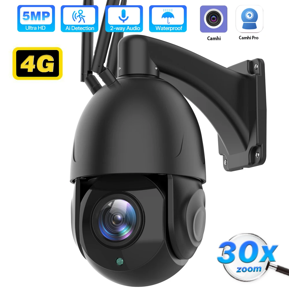 Ip Cam Wifi Outdoor Ptz 5mp 4g Wifi | Wifi Camera Outdoor Wireless ...