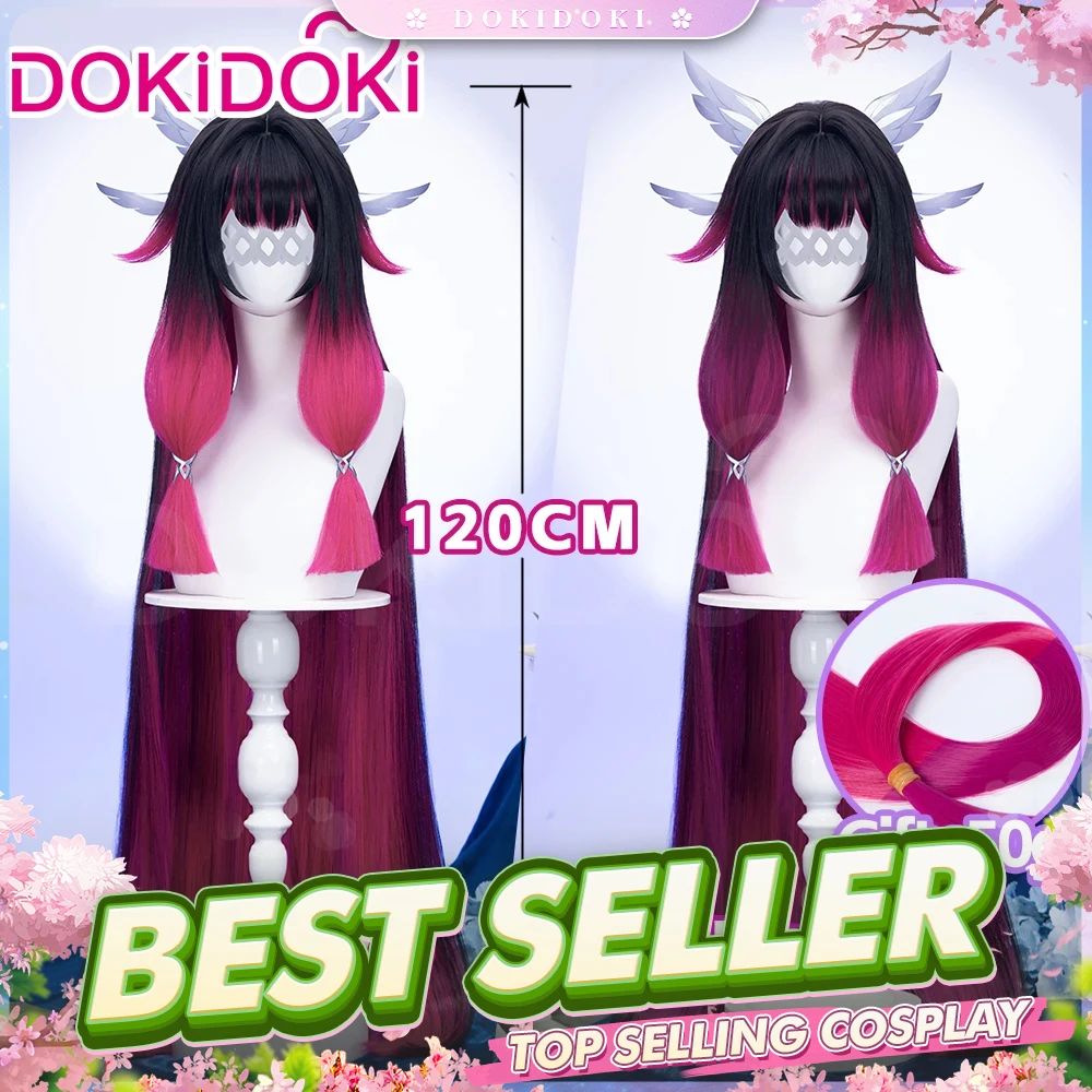 IN STOCK 120CM Columbina Wig Game Genshin Impact DokiDoki Fatui ...