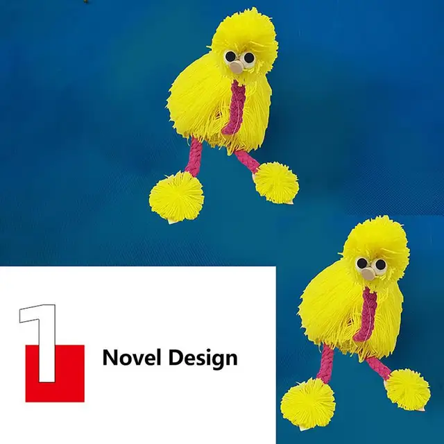 Puppet Ostrich Magic Tricks Handicraft Vintage Wire-controlled Puppetry ...