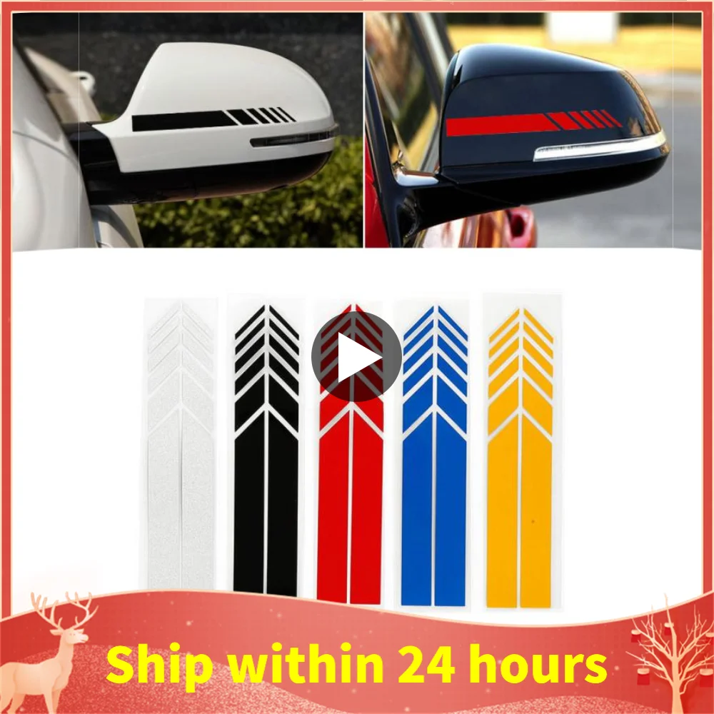 2pcs-Car-Side-Rear-View-Mirror-Stripes-Stickers-For-Car-Decor-Rearview ...