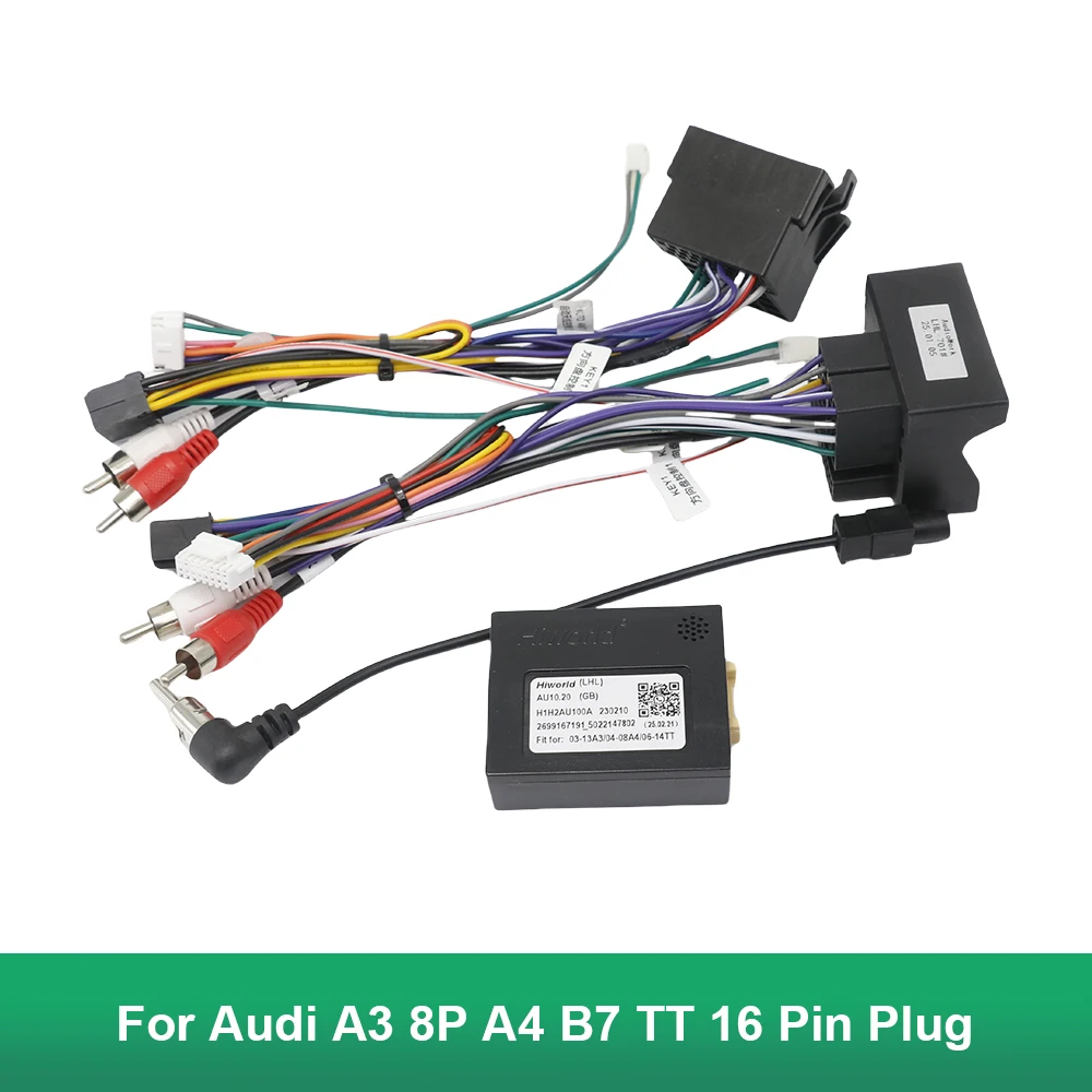 16 Pin Plug for Audi A3 8P A4 B7 TT CAN Bus Decoder Quadlock Harness ...