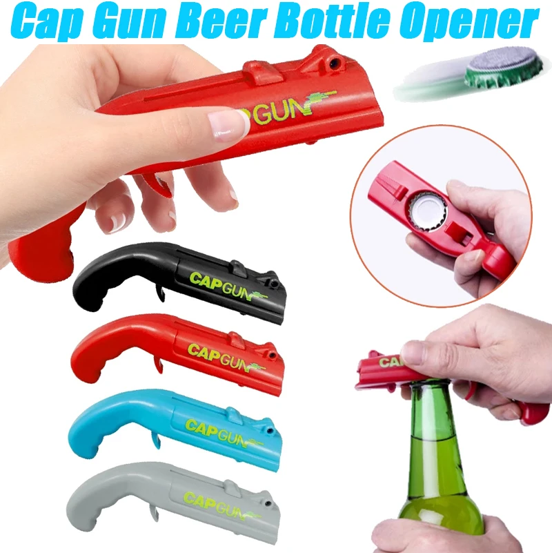 Portable-Cap-Gun-Beer-Bottle-Opener-Beverage-Drinking-Opening-Outdoor ...
