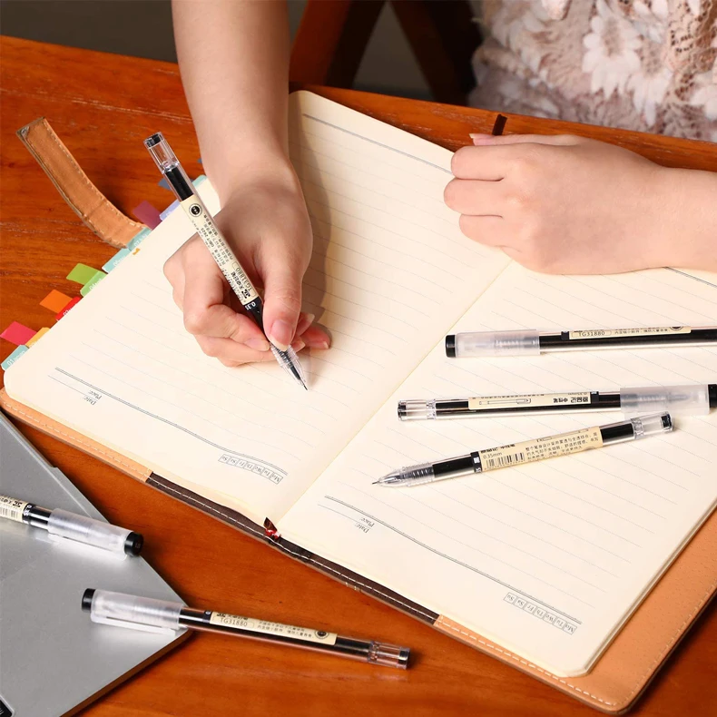 Lot de 43 stylos Gel rechargeables,stylo à Signature Ultra Fine 0.35mm ...