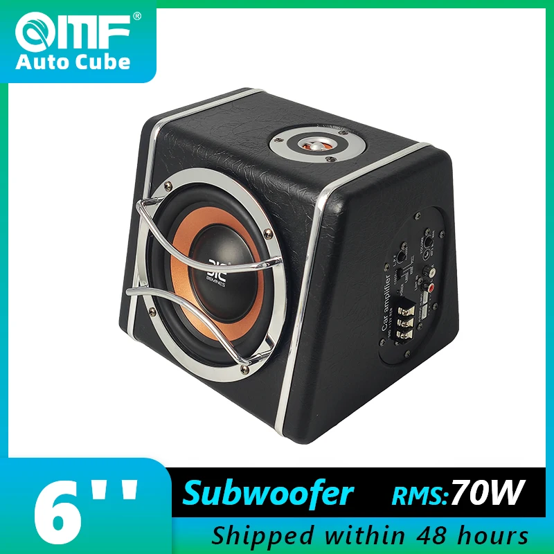 Auto-Cube-Subwoofer-Amplificado-para-Carro-Bass-Speaker-Amplificador-de-Som-com-Caixa-de-Madeira ...