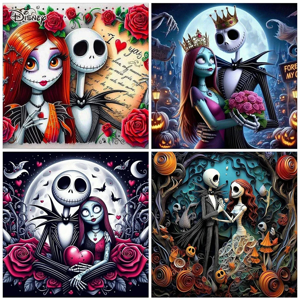 Disney-mosaico-de-diamantes-de-pesadilla-antes-de-Navidad-pintura-de ...