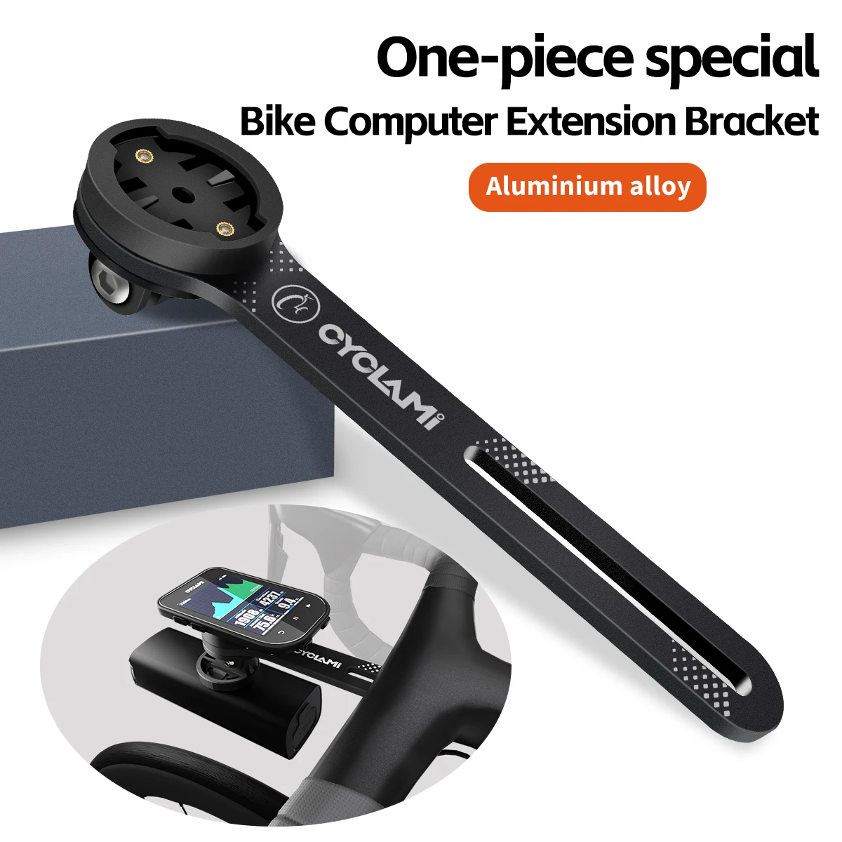 CYCLAMI-Bicycle-Computer-GPS-Mount-Integrated-Handlebar-Road-Bike-Stand ...