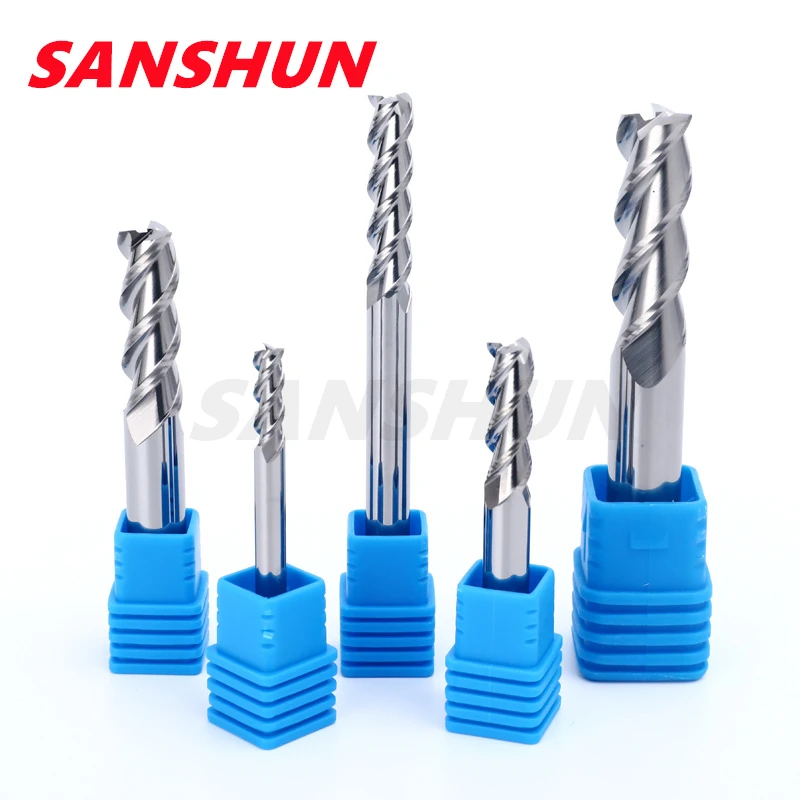 Milling HRC50 Special For Aluminum Milling Cutter Tools 3 Blade CNC ...