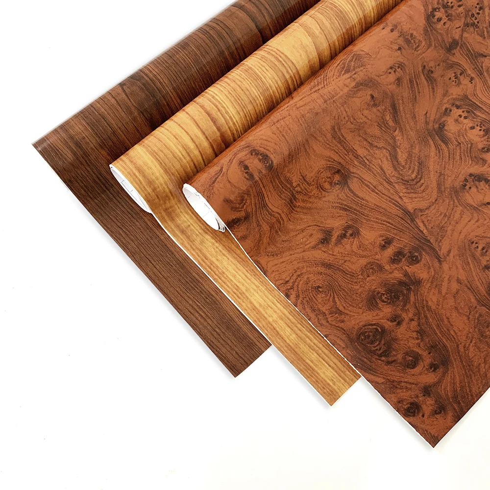 High-Glossy-Wood-Grain-Textured-Vinyl-Sticker-DIY-Film-Wrap-Automobiles ...