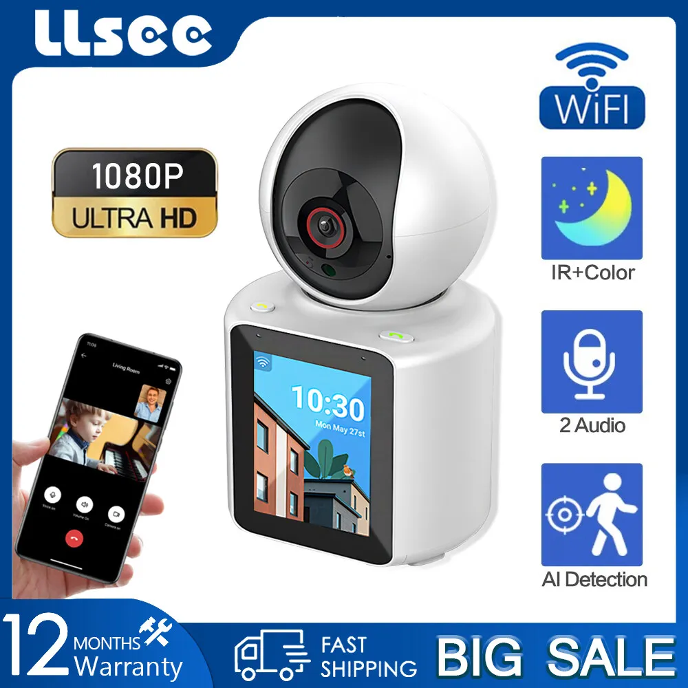 LLSEE-Wifi-security-camera-with-1080P-mobile-video-screen-intelligent ...