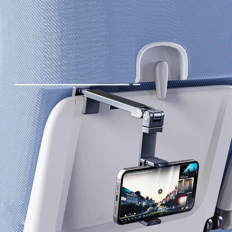 Aluminum-Alloy-Airplane-Phone-Holder-Adjustable-Stand-for-Travel-Selfie ...