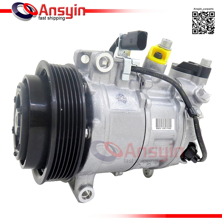 6SES14C-CAR-Air-conditioning-AC-Compressor-For-PORSCHE-Macan-95B-2015 ...