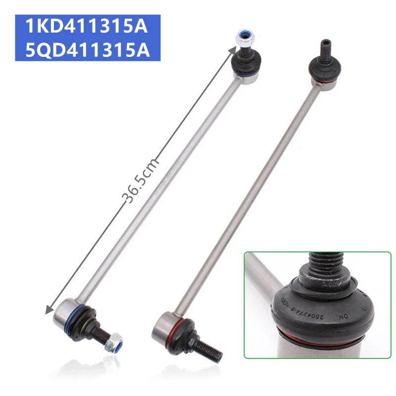Enlace estabilizador delantero para coche, accesorio para VW Golf ...