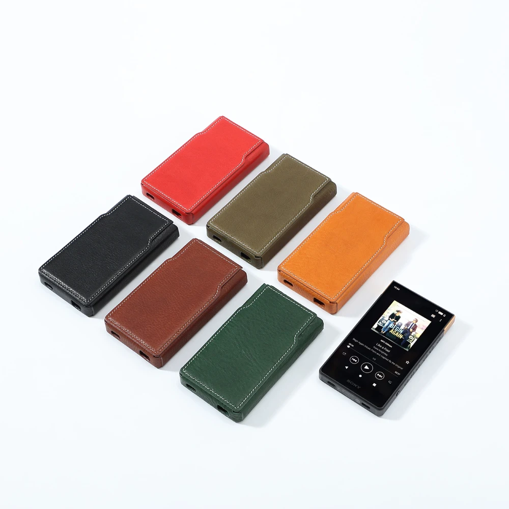 Protective Genuine Leather Case Cover for Sony Walkman NW-ZX700 NW ...