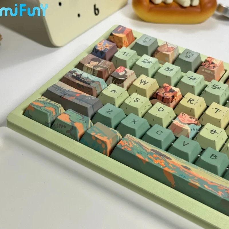 MiFuny-Keycap-Set-Impressionism-Art-FDA-FOA-Cherry-Profile-PBT-Keycaps ...
