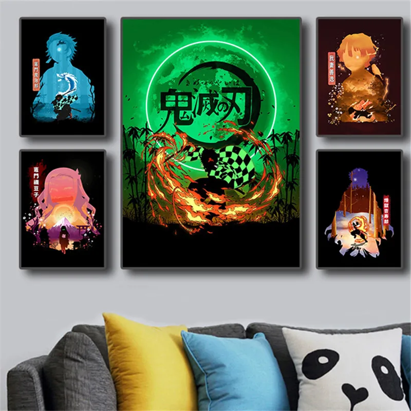 DIY 5D Diamond Painting Character Cartoon Anime Demon Slayer Cross ...