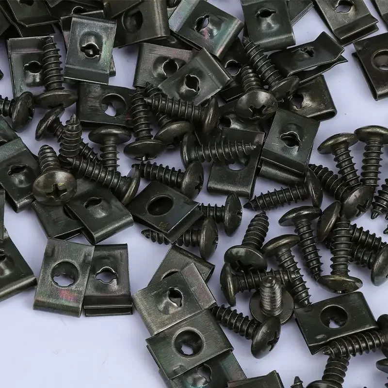 Cross Self Tapping Screws Auto Car Body Automotive Screw Bases Metal U ...